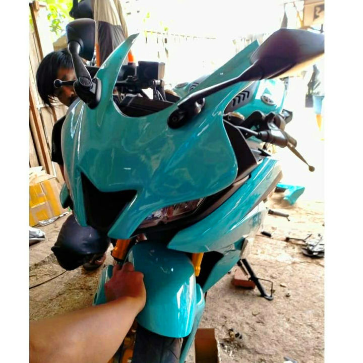 Topeng r15 v3 / kedok r15 v3 / Topeng r15v3 model yamaha R6 | Lazada ...