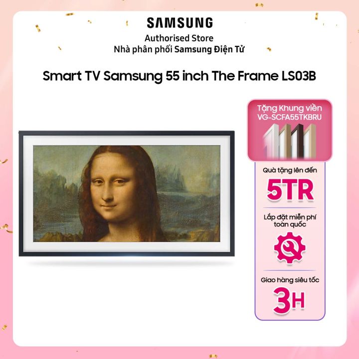 [Giao hàng và lắp đặt nội thành phố HCM trong 2 giờ] 55LS03B - Smart Tivi Samsung Khung Tranh ...