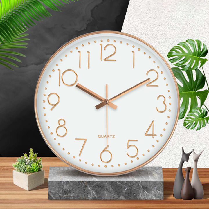 Quartz Movement 30 Cm Modern Jam Silent Clock Wall Clock Digital Silent ...