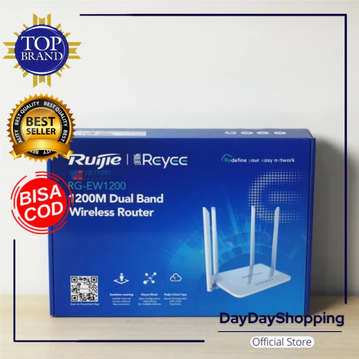 RUIJIE REYEE RG-EW1200 1200M Dual-band Wireless Router - Bisa COD ...