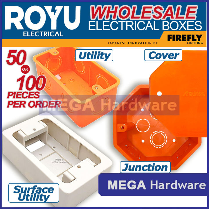 ROYU FIREFLY Surface Type Utility Box | Utility Box | Junction Box ...