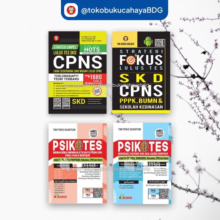 BUKU PERSIAPAN TES CPNS & PSIKOTES YRAMA WIDYA ORIGINAL | Lazada Indonesia