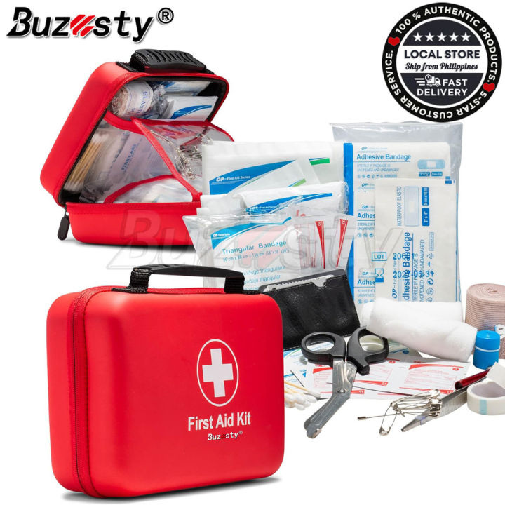 Buzesty 228PCS First Aid Kit Set Home Car Camping Hiking Emergency ...