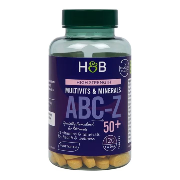 British Herb HB complex vitamin ABC-Z 50+ Mineral balanced nutrition ...