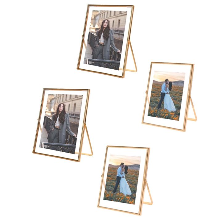 (HFYD) Metal Picture Frame, for Multiple Photo Sizes , Real Glass ...