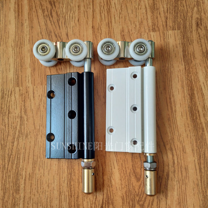Folding door hardware fittings aluminum alloy door crane roller wheel ...