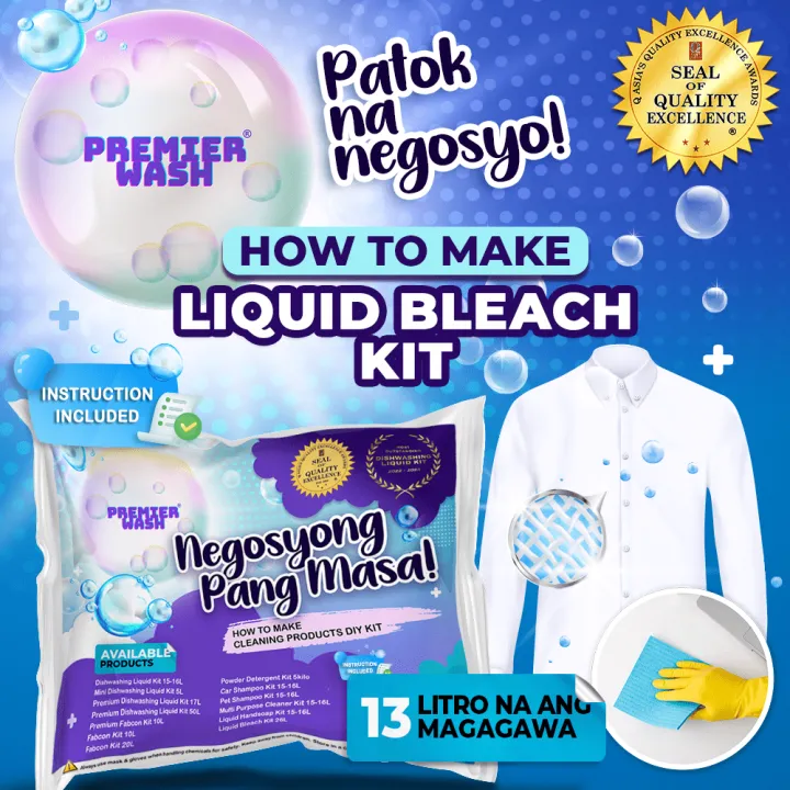 13 LITERS YIELD BLEACH KIT - PREMIER WASH | Lazada PH