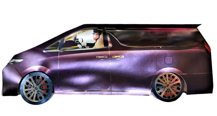 纸扎祭品 休旅车 七人车 豪华车 清明节 祭祖 拜祖先 祭品 Paper Made Vellfire Alphard MPV Luxury ...