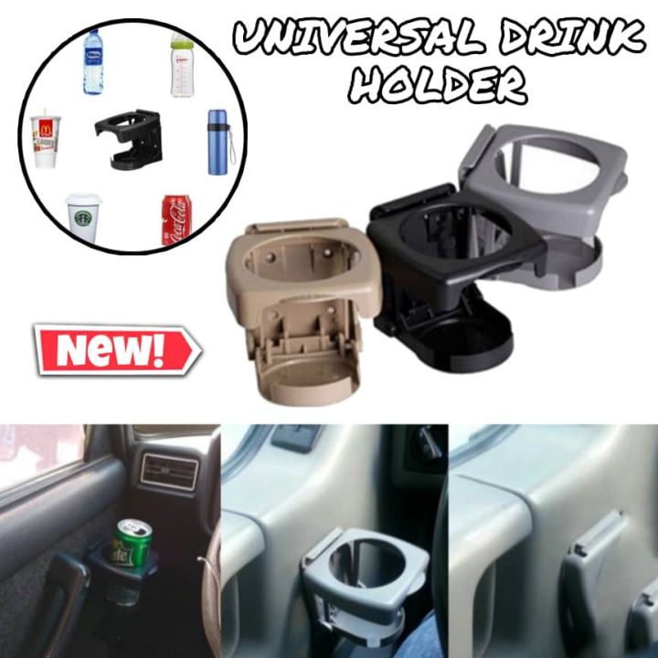 Universal Foldable Car Drink Holder Armrest Door Cup Bottle Cans ...