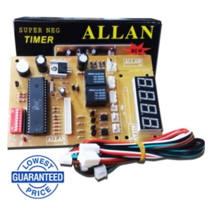 ALLAN TIMER FOR COINSLOT 4 DIGIT DISPLAY PISONET and WIFI VENDO | Lazada PH