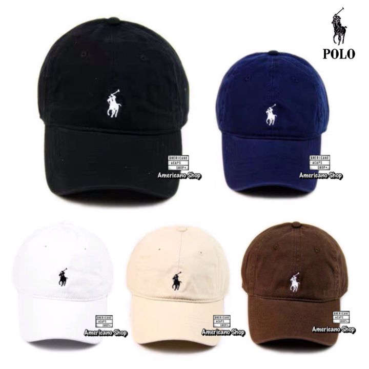 หมวกแก๊ป POL Cap แฟชั่นเกาหลี ใส่กันแดด มี 5 สี งานคุณภาพ 100% (ส่งจาก ...