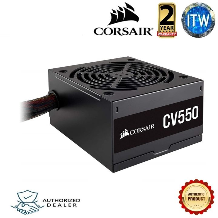 Corsair CV Series CV550 — 550 Watt 80 Plus® Bronze Certified PSU ( CP ...