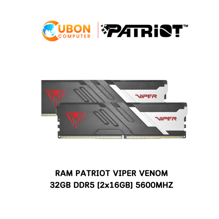 RAM(แรม) PATRIOT VIPER VENOM 32GB DDR5 [2x16GB] 5600MHZ | Lazada.co.th
