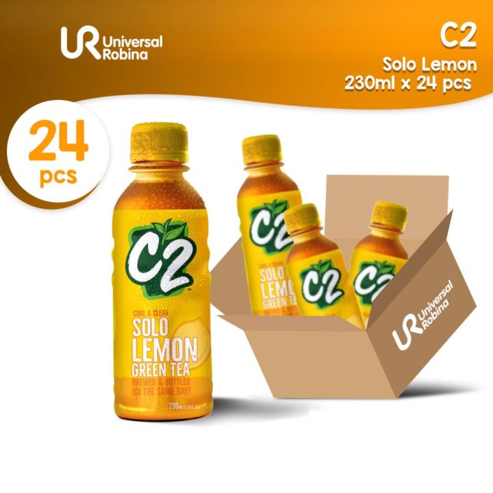 24 x C2 Solo Lemon Green Tea (230ml) | Lazada PH