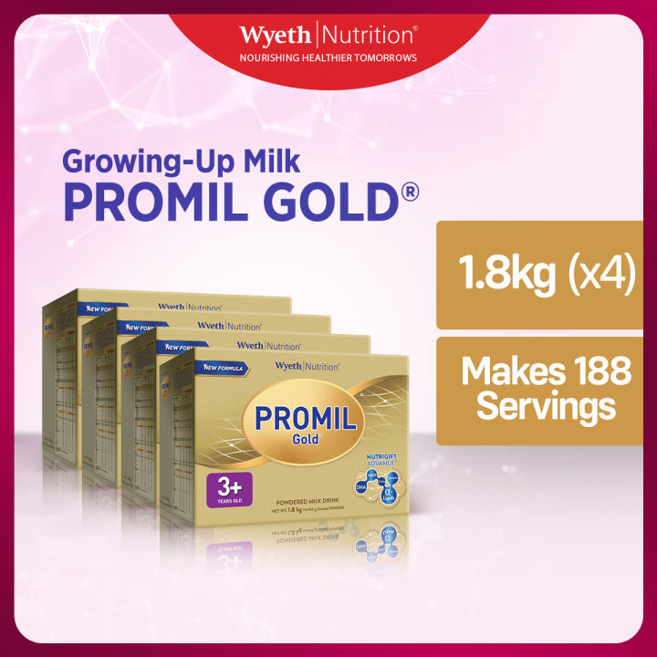 Wyeth® PROMIL GOLD® FOUR Powdered Milk Drink for Pre-Schoolers Over 3 ...