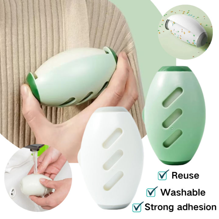 Reusable Lint Roller Ball, Mini Travel Size Lint Roller for Clothes, On ...
