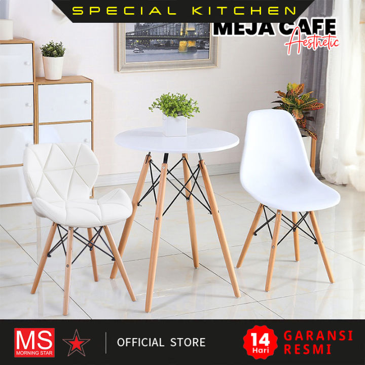 Meja Cafe Minimalis Eames Dining Table Modern Meja Tamu Elegan Meja ...