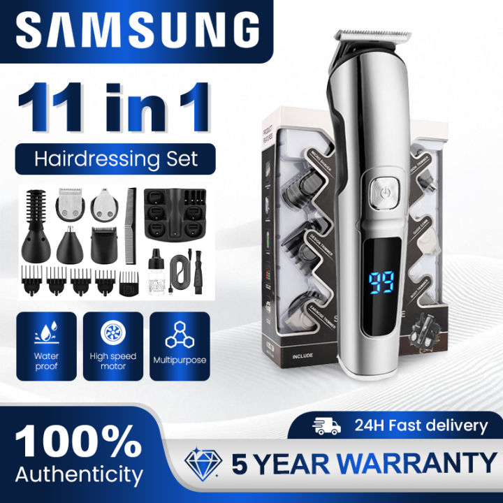 SAMSUNG 11-IN-1 Electric Shaver Hair Clippers Foil Shaver Beard/Nose ...