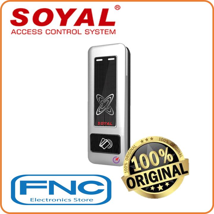 SOYAL AR-331-U Door Access Metal Slim Wiegand Reader w/o Keypad Slim Design Multi-Function ...
