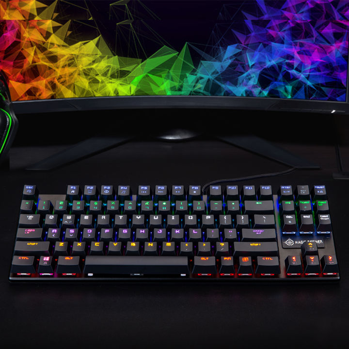 Magic Refiner 87-keys RGB Mechanical Keyboard | Lazada PH