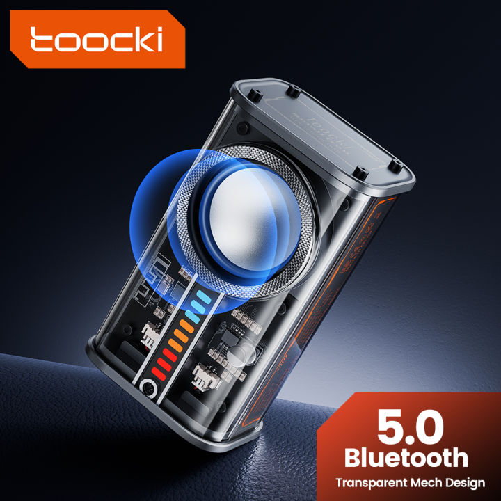 Toocki Bluetooth 5.0 Speaker With Dual Unit Connection For Convenient ...