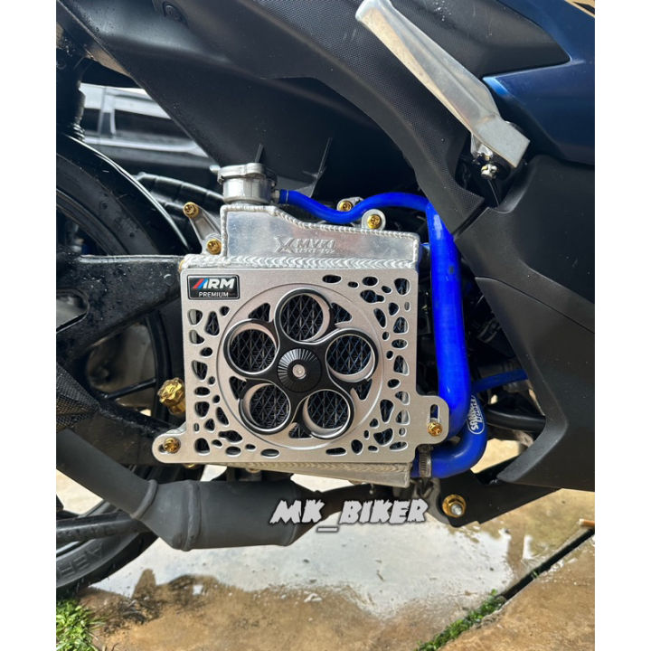 YAMAHA NVX155 NMAX155 V1 V2 RADIATOR COVER CNC ALLOY / CARBON COOLANT ...