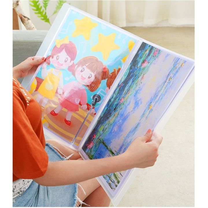 ZA071 File A3 Artwork Drawing File Folder 30 Pockets Presentation Book ...