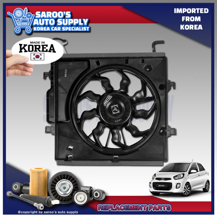 Radiator Fan / Auxiliary Fan For Kia Picanto (11-16) , Made In Korea ...