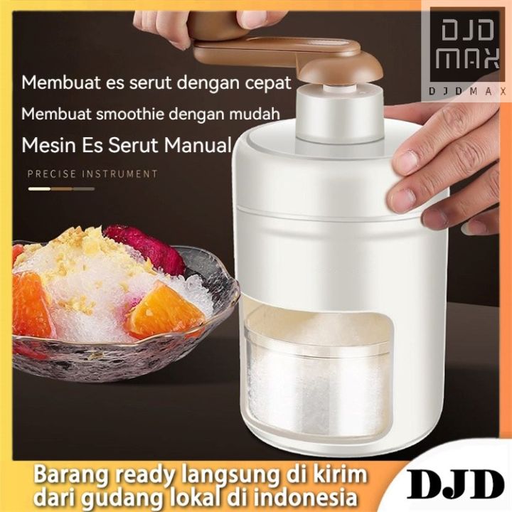 DJDMax Serutan Es Batu Manual / Parutan Es Serut Buah / Alat Penghancur ...