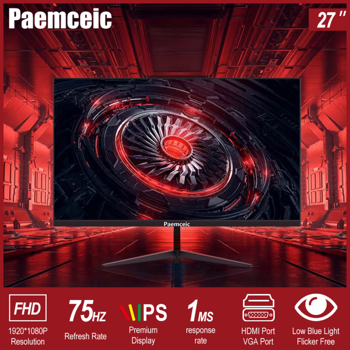 Lenoble monitor PC monitor 19/20/22/24/27 inch LED monitor 1080p 75Hz ...