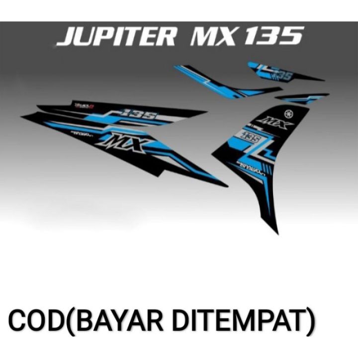 STIKER YAMAHA JUPITER MX 135 / NJMX LIS COVER STRIPING VARIASI | Lazada ...