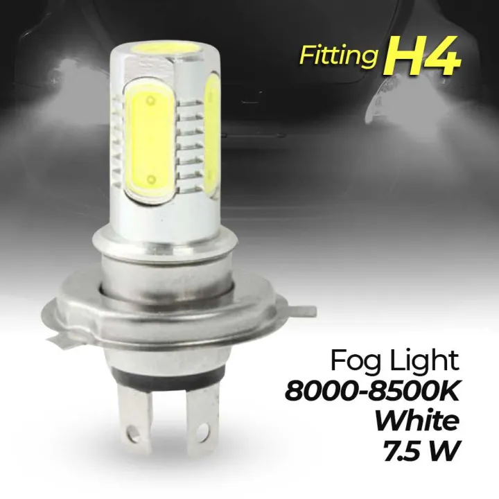 Lampu Kabut Mobil Foglamp Headlight LED H4 Cool White 7.5W 1 PCS - S ...
