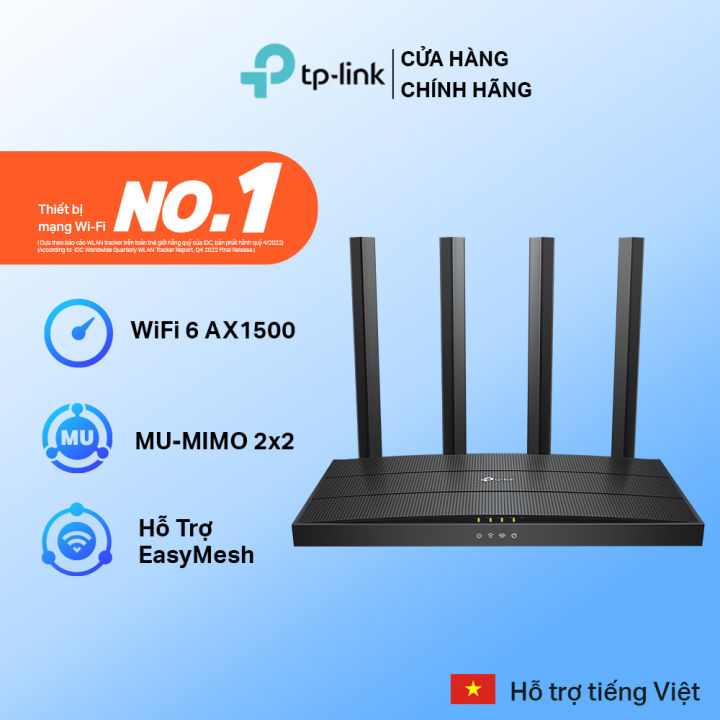 Bộ Phát Router WiFi 6 TP-Link Archer AX12 Băng Tần Kép AX1500 | Lazada.vn