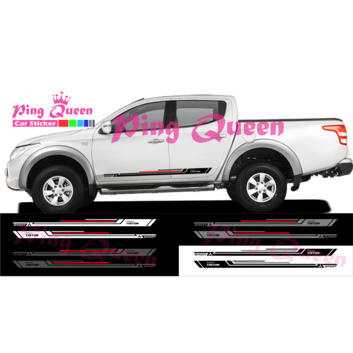 STICKER LIST BODY SAMPING TRITON MOTIF TERBARU CUTTING STIKER MOBIL ...