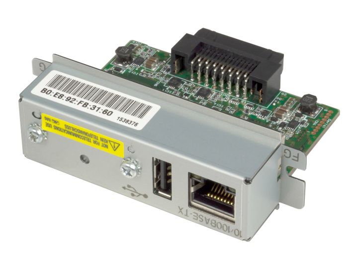Epson UB-E04 1-Port 10/100 Ethernet Network Interface Card TM-U220A TM ...