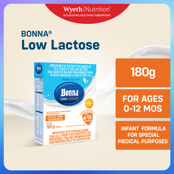 BONNA Low Lactose Stage 1 Infant Formula Milk for 0 to 12 months 180g ...