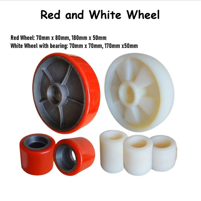 Steel Measure Top high quality hand pallet truck nylon pu wheel/hand ...