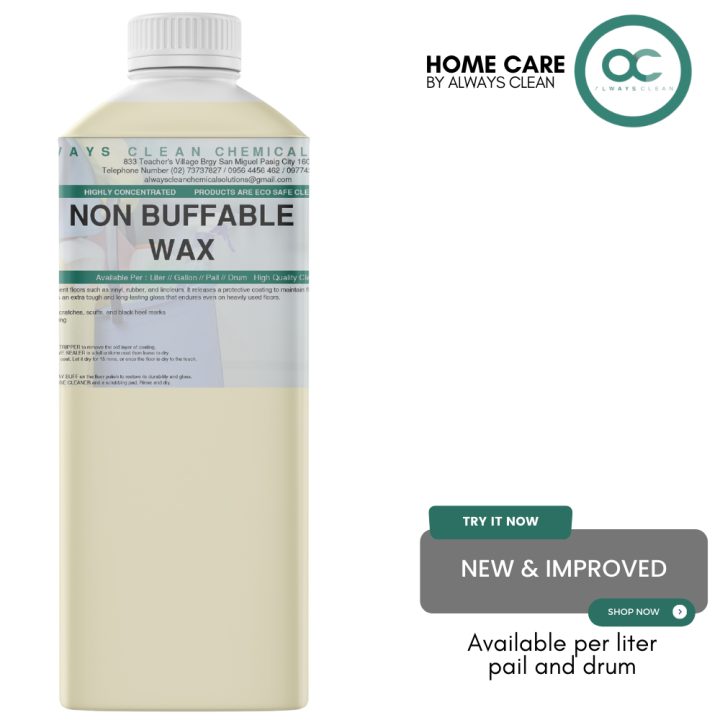 NON BUFFABLE EMULSION WAX 1 LITER | Lazada PH