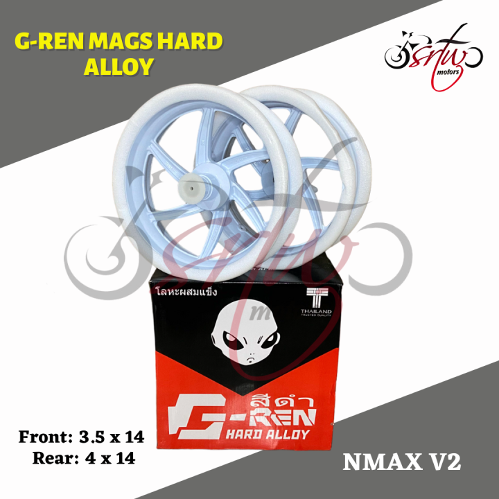 SRTW G-REN Mags Hard Alloy GR6 14s NMAX V2 | Lazada PH
