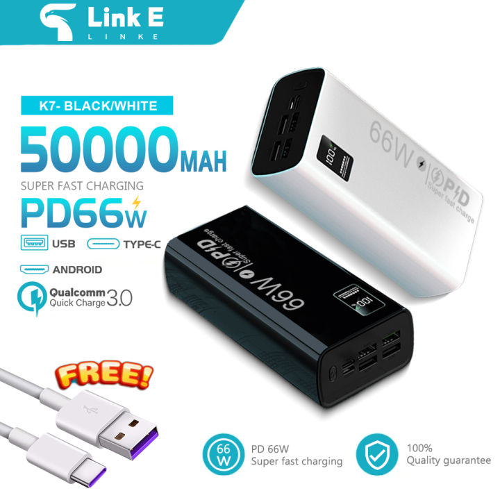 Link e powerbank fast charging original for iphone type c power bank ...