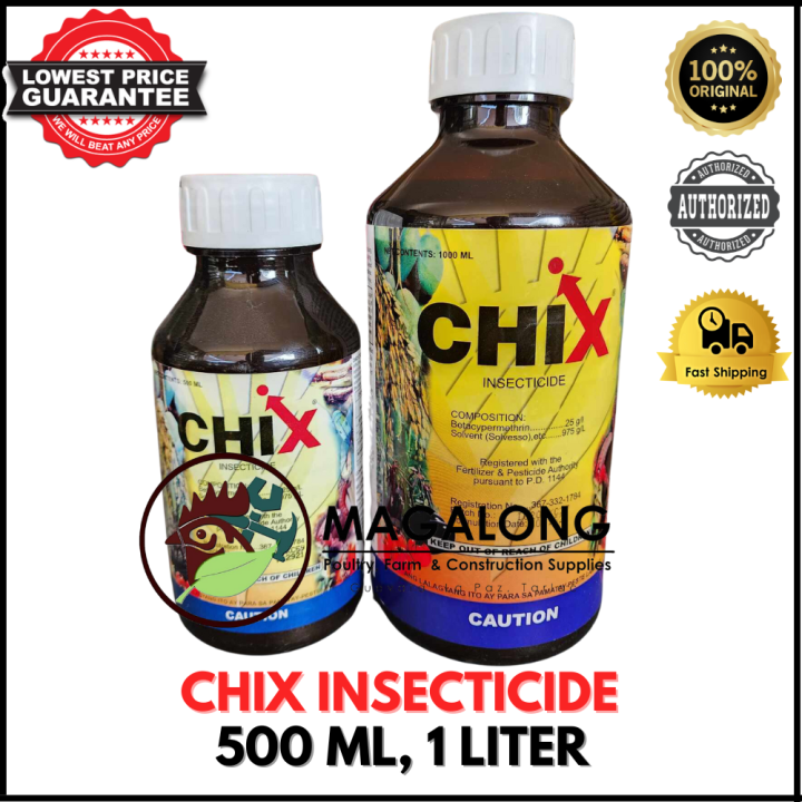 CHIX INSECTICIDE - BETA CYPERMETHRIN, SOLVENT - INSECT KILLER ...