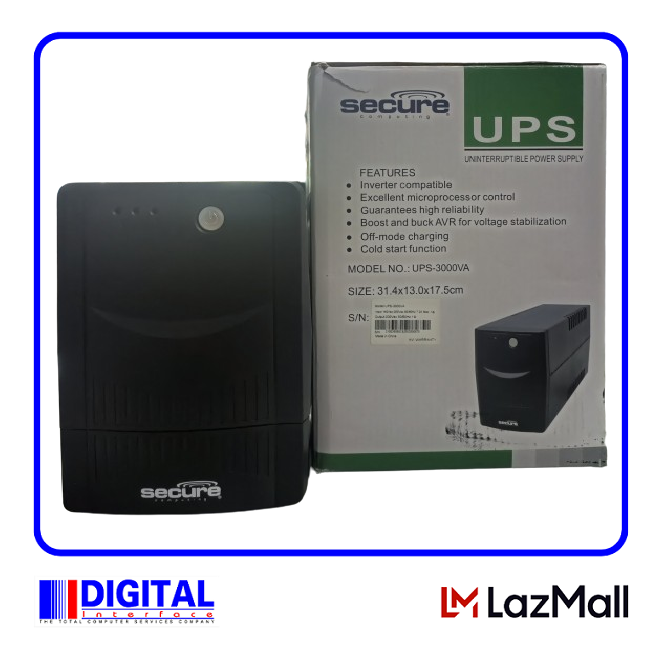 Secure 3000VA Line Interactive UPS | Lazada PH