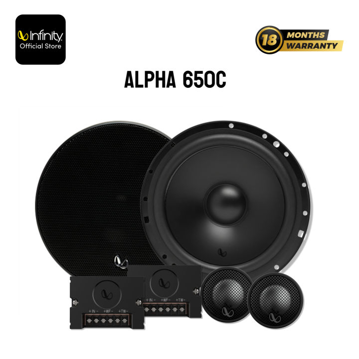 Infinity Alpha 650C 6.5'inch 2-Way Component Speakers | Lazada