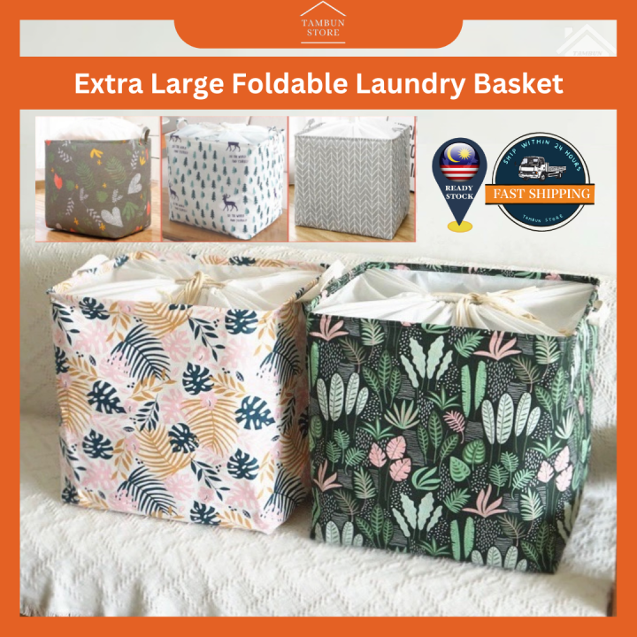 Ready Stock Extra Large 100/150L Waterproof Foldable Big Size Laundry ...