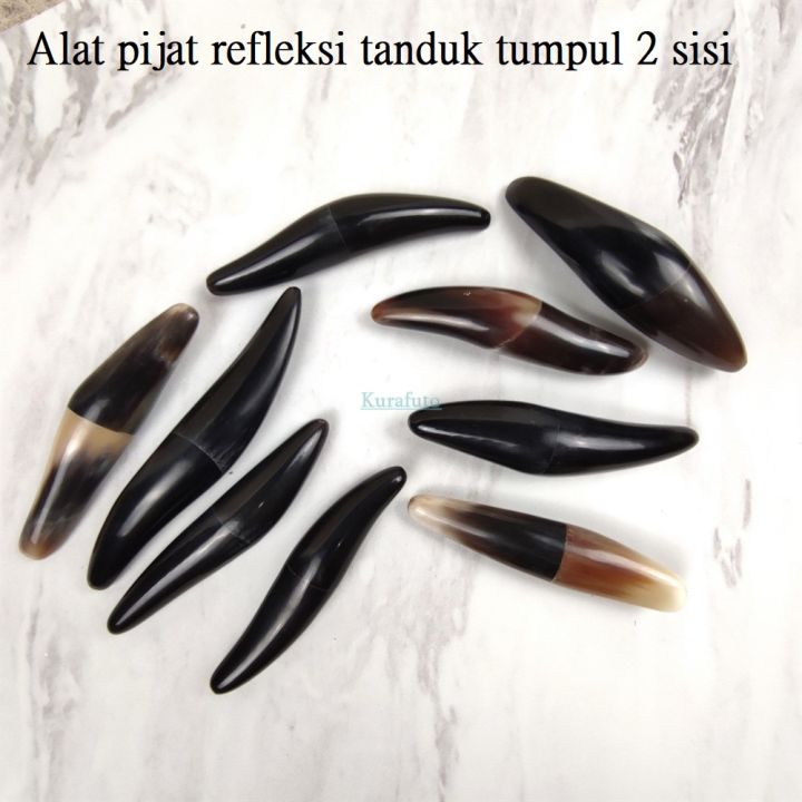 Alat terapi pijat refleksi bahan tanduk asli / alat kesehatan ...