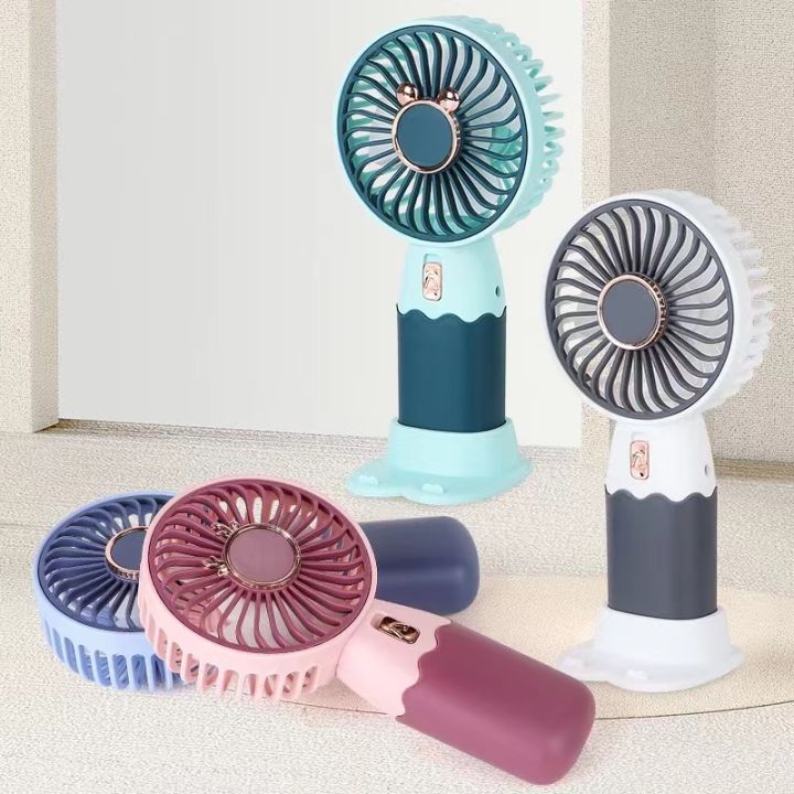 ZB088 Bear USB Mini Handheld Fan Portable USB Cooling Strong Wind ...