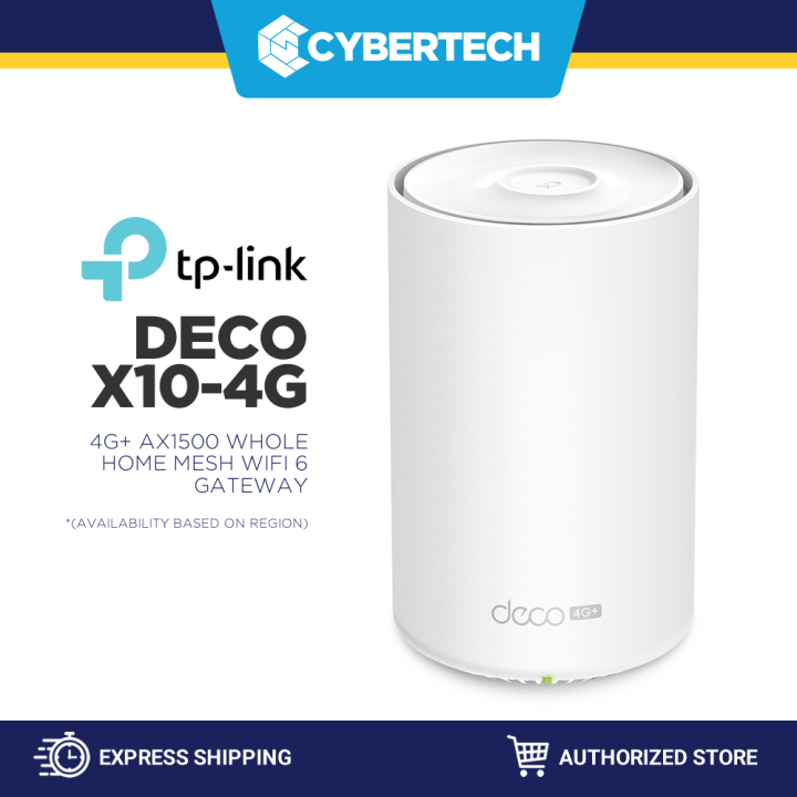 Cybertech TP-Link Deco X10-4G 4G+ AX1500 Whole Home Mesh WiFi 6 Gateway ...