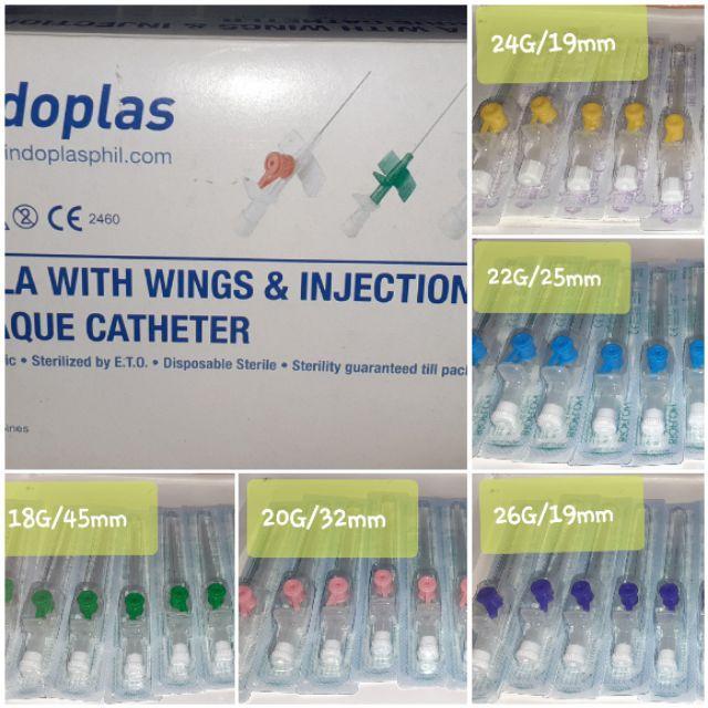 IV Cannula with Wings & Injection Port Radio Opaque Catheter 24G/19mm Exp. 2026-04 | Lazada PH