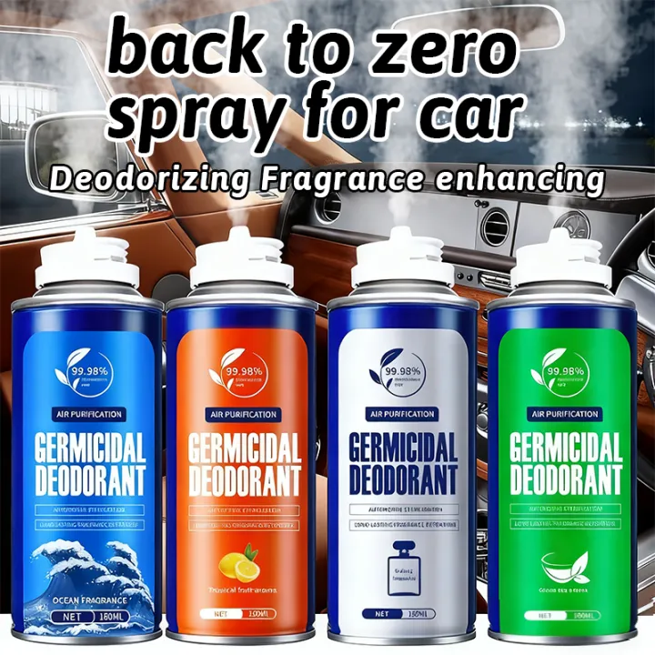 [ 4Pics ] Back To Zero Spray For Car 180ML Deodorizing Fragrance ...