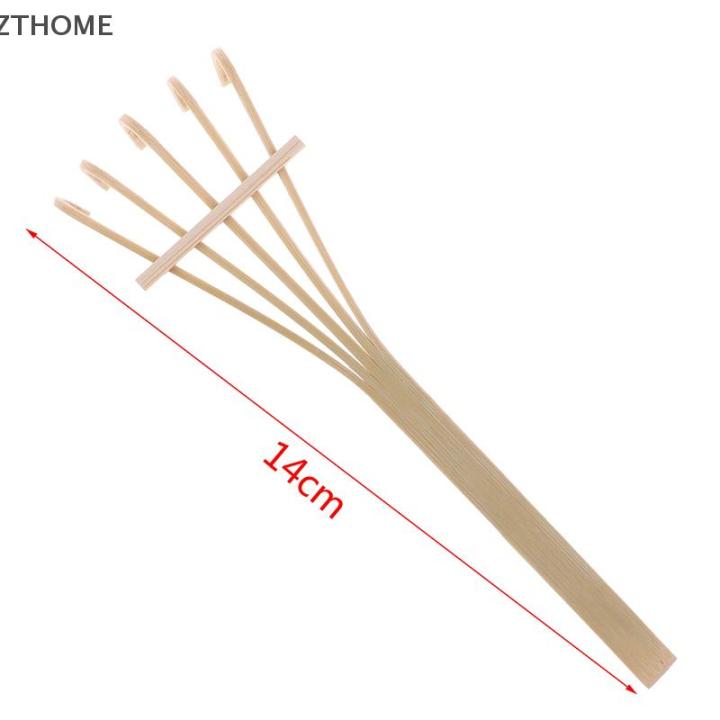 ZTHOME 5pcs Bamboo Zen Garden Rake เครื่องมือการทำสมาธิบ้านตกแต่งผ่อน ...